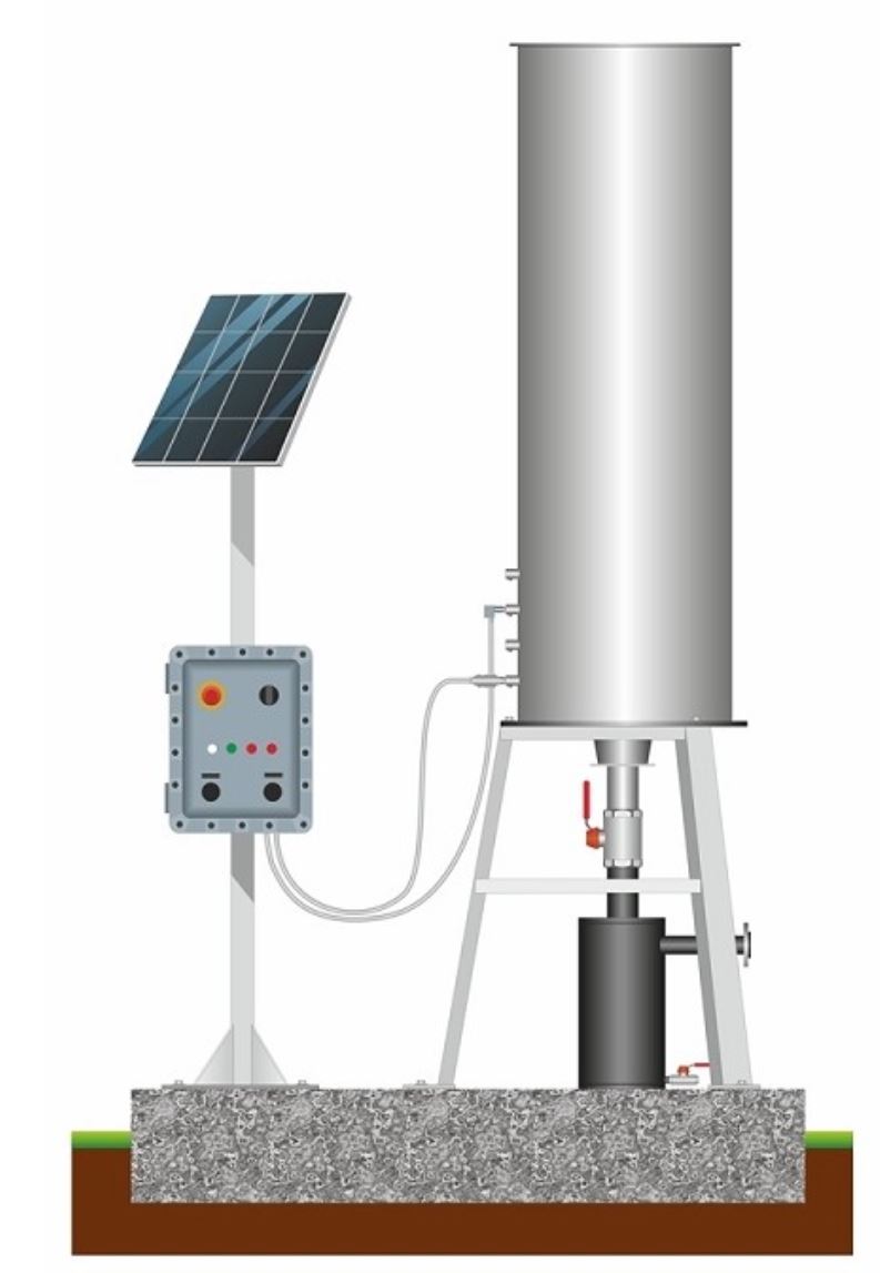 Static Closed Chamber Flare - Blue Energy Solutions Australia